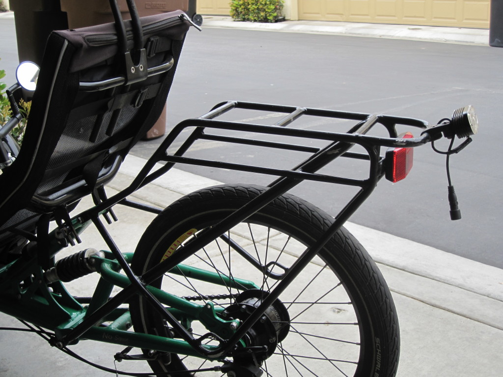 Part III – Carrying things: Racks, packs and stuff - The Recumbent Gourmet